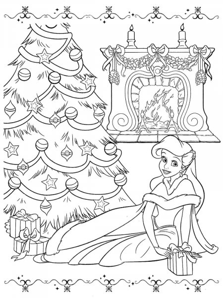 Christmas Cartoon coloring pages