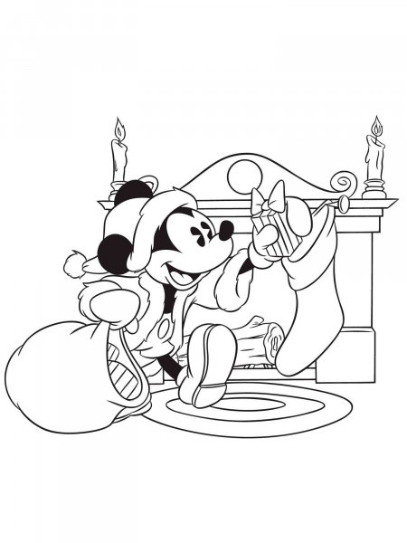 Christmas Cartoon coloring pages