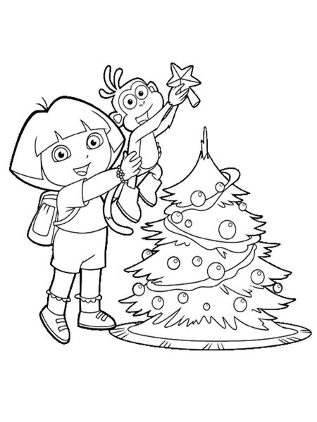Christmas Cartoon coloring pages