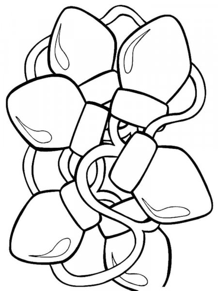 Christmas Garland coloring pages