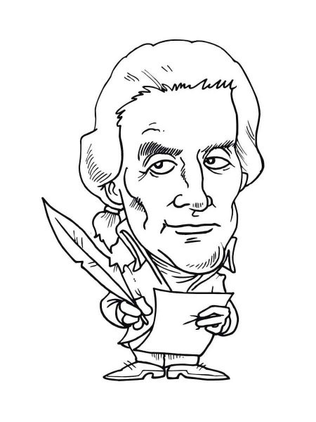 Constitution Day coloring page - Free printable