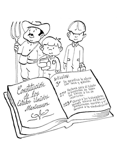 Constitution Day coloring page - Free printable