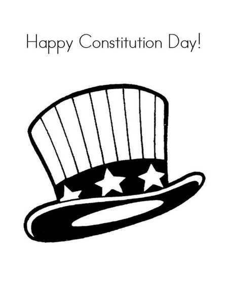 Constitution Day coloring page - Free printable