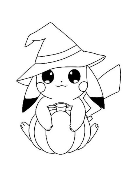 Cute Halloween coloring page - Free printable