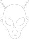 Halloween Mask coloring page - Free printable