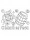Oktoberfest coloring page - Free printable