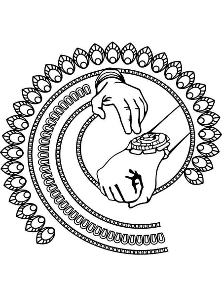 Raksha Bandhan coloring page - Free printable