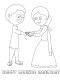 Raksha Bandhan coloring page - Free printable