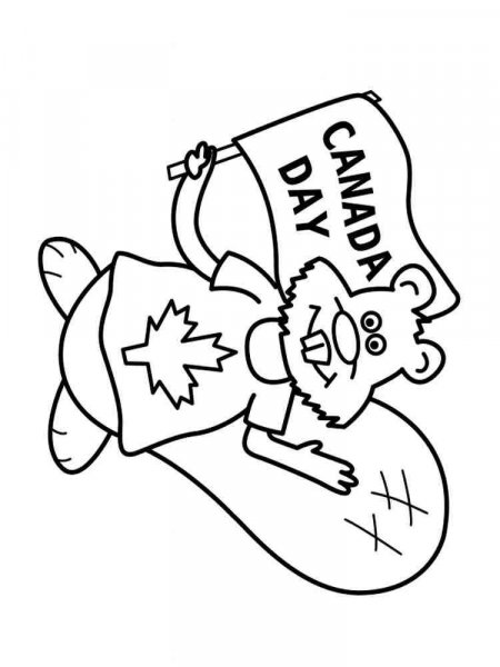 Canada Day coloring pages
