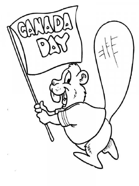 Canada Day coloring pages
