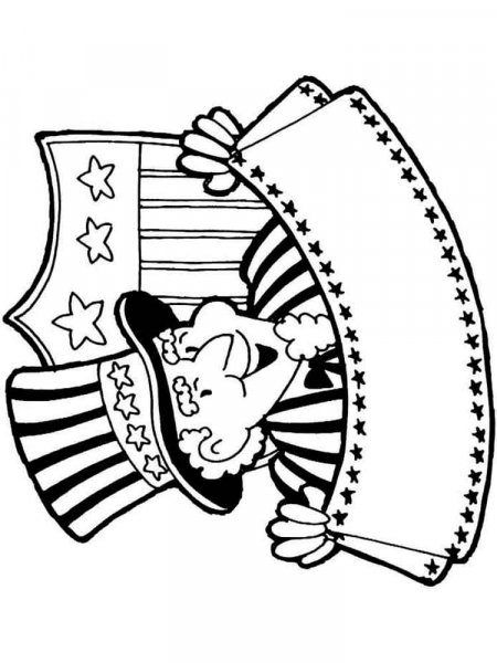 Independence Day coloring pages