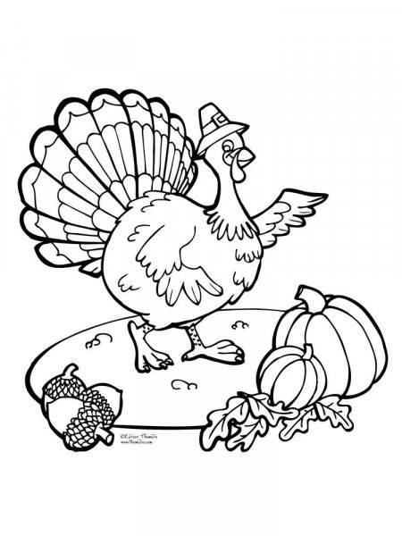 Thanksgiving Day coloring pages
