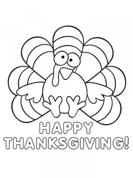 Thanksgiving Day coloring pages
