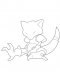 Pokemon Abra coloring pages - Free Printable
