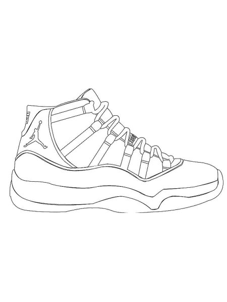 Air Jordan coloring pages