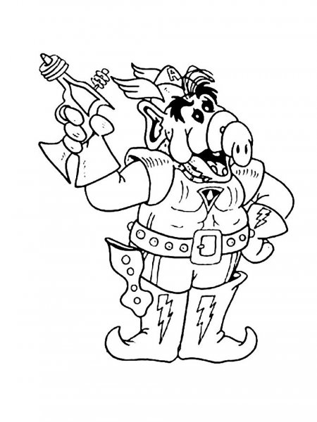 Alf coloring pages