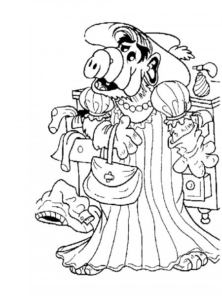Alf coloring pages