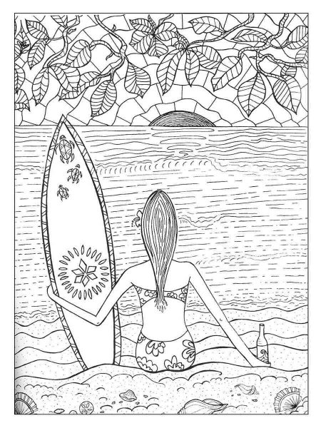 Aloha! coloring pages