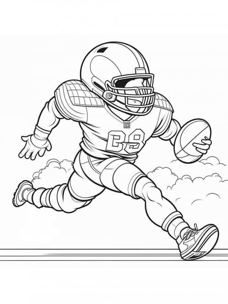 American Football coloring pages