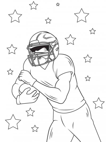 American Football coloring pages