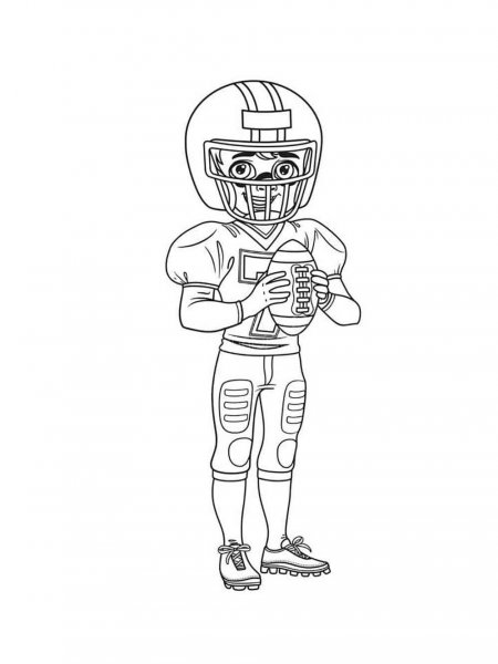 American Football coloring pages
