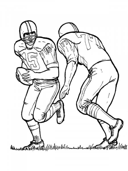 American Football coloring pages
