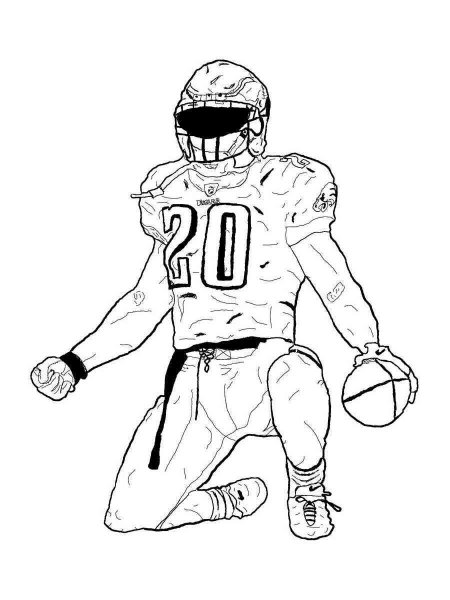 American Football coloring pages
