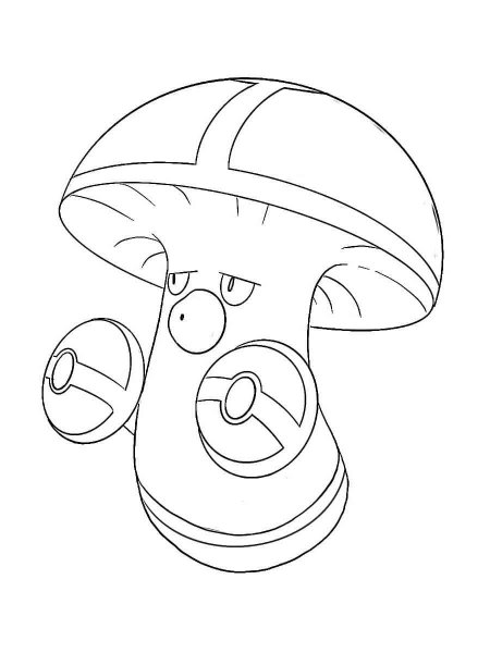 Pokemon Amoonguss coloring pages - Free Printable