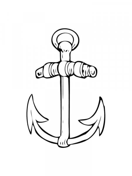 Anchor coloring pages