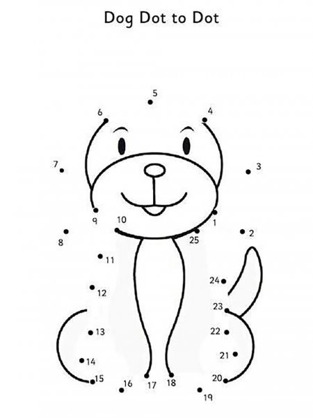 Animals Dot to Dot coloring pages
