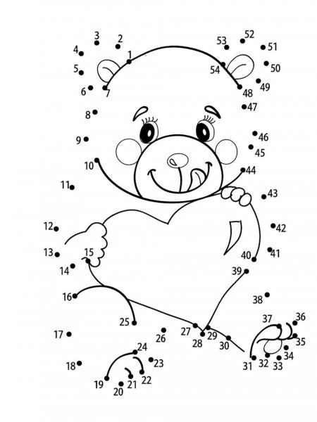Animals Dot to Dot coloring pages