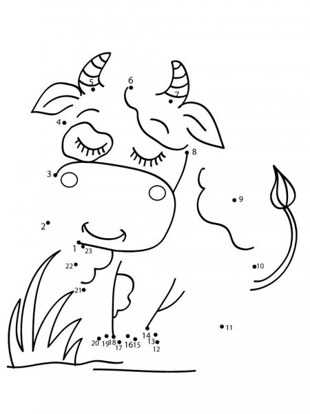 Animals Dot to Dot coloring pages