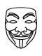 Anonymous Mask coloring pages