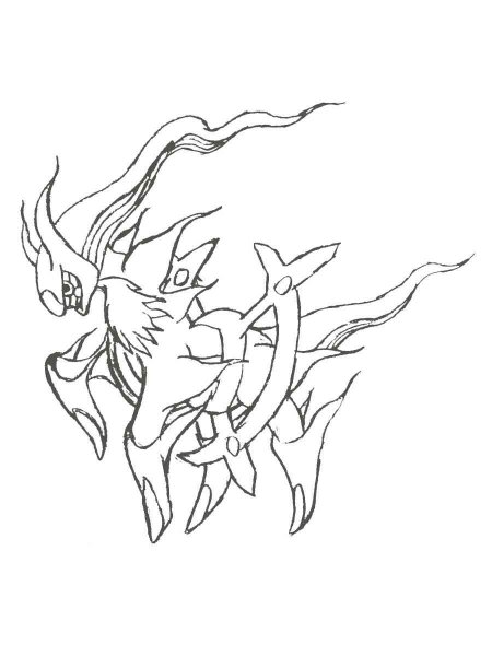Pokemon Arceus coloring pages - Free Printable