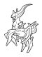 Pokemon Arceus coloring pages - Free Printable