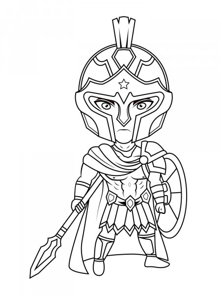 Ares coloring pages