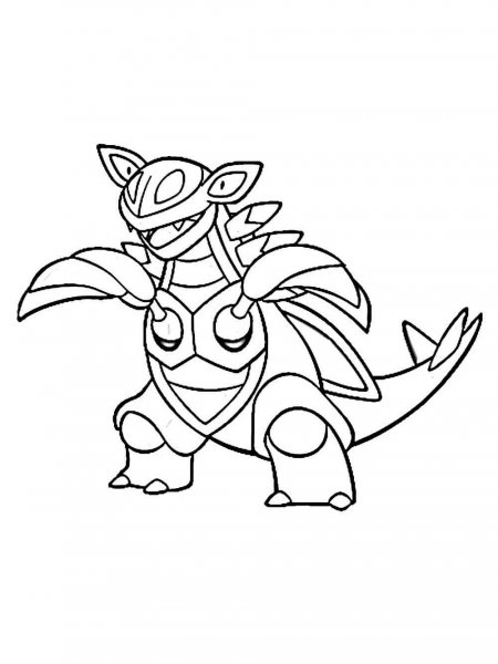 Pokemon Armaldo coloring pages - Free Printable