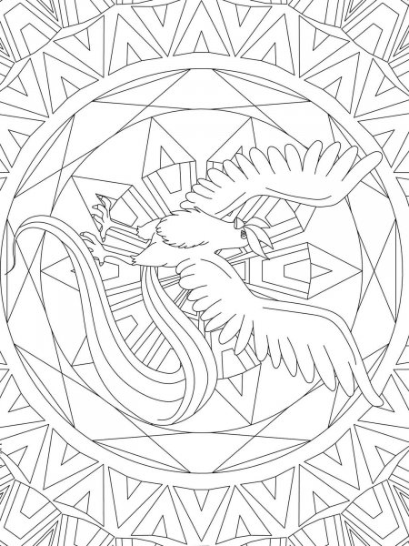 Pokemon Articuno coloring pages - Free Printable