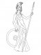 Athena coloring pages