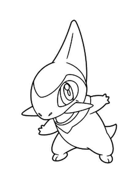 Pokemon Axew coloring pages - Free Printable