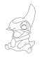 Pokemon Axew coloring pages - Free Printable