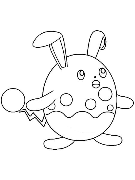 Pokemon Azumarill coloring pages - Free Printable