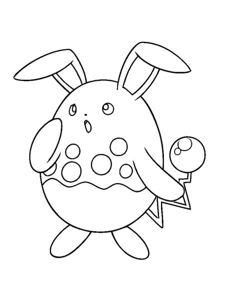 Pokemon Azumarill coloring pages - Free Printable