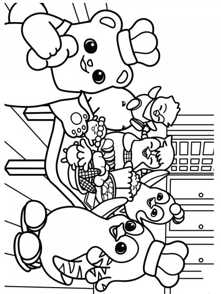 Badanamu coloring pages