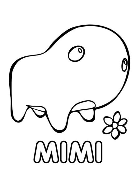 Badanamu coloring pages