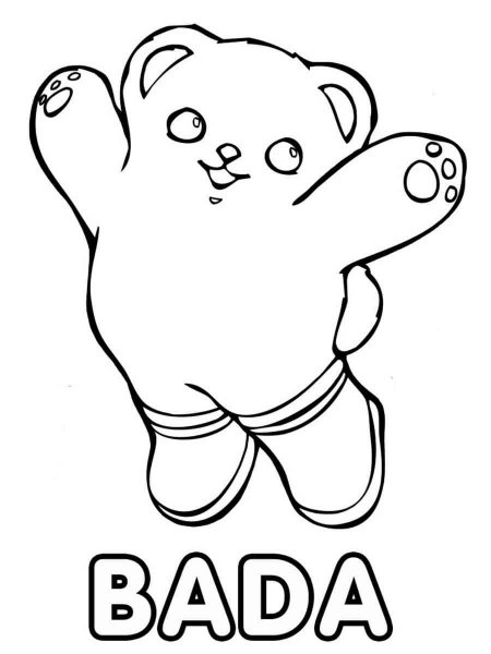 Badanamu coloring pages