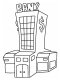 Bank coloring pages