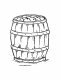 Barrel coloring pages
