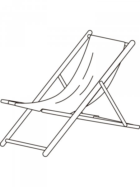 Beach Chair coloring pages
