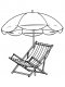 Beach Chair coloring pages